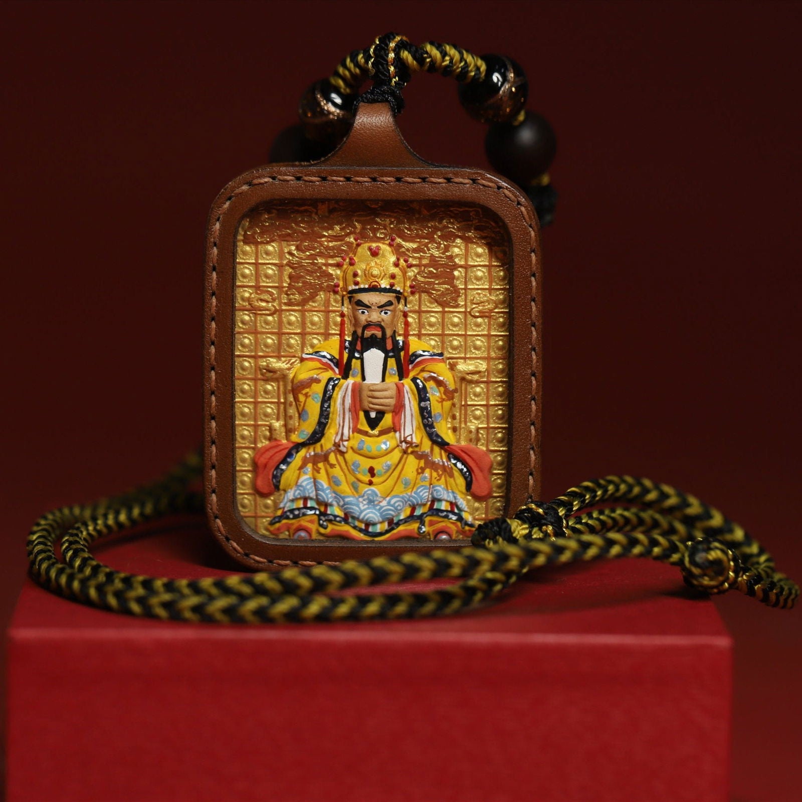 Thangka Buddha Hand-painted Auspicious Clouds Wealth and Protection ...